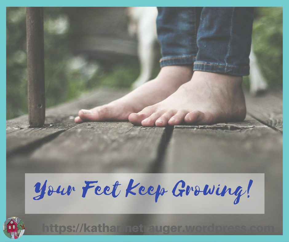 Your Feet Keep Growing – Home's Cool!